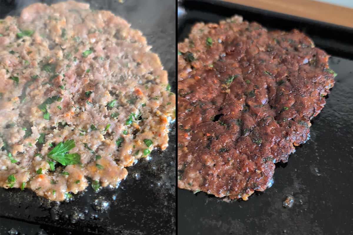 Smashed Meatball Sandwich