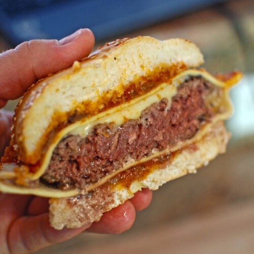 Cheeseburger Ravioli Burger