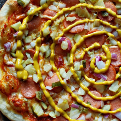 Hot Dog Pizza