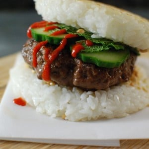 Rice Bun Burgers
