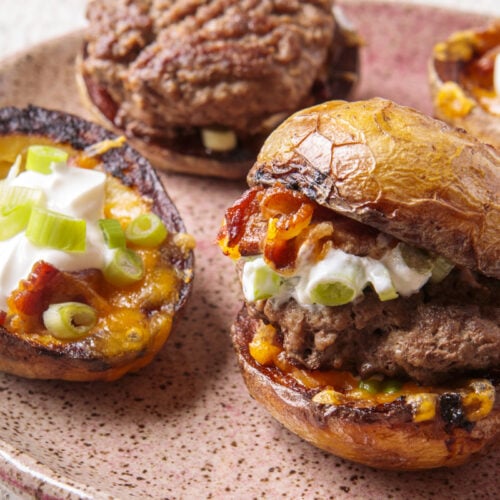 Potato Skin Burger