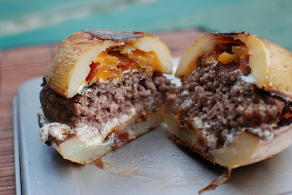 Potato Skin Burger