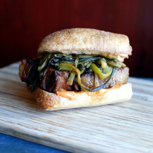 Pork Belly Adobo Sandwich