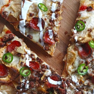 Loaded Nacho Pizza