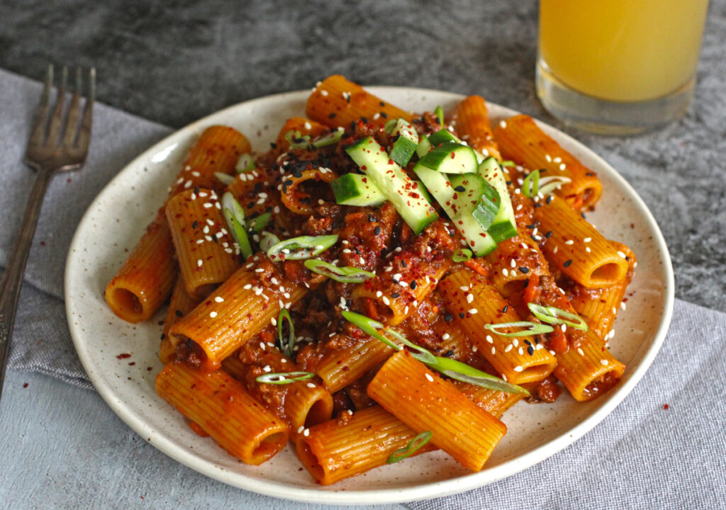 Lamb Bulgogi Bolognese - Bulgognese